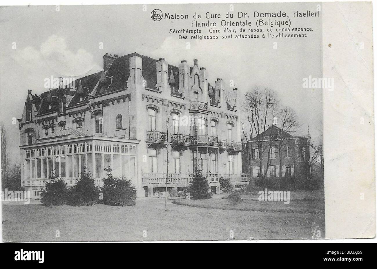 The Maison de cure du Dr. Demade in Haaltert, Belgium, was photographed ...