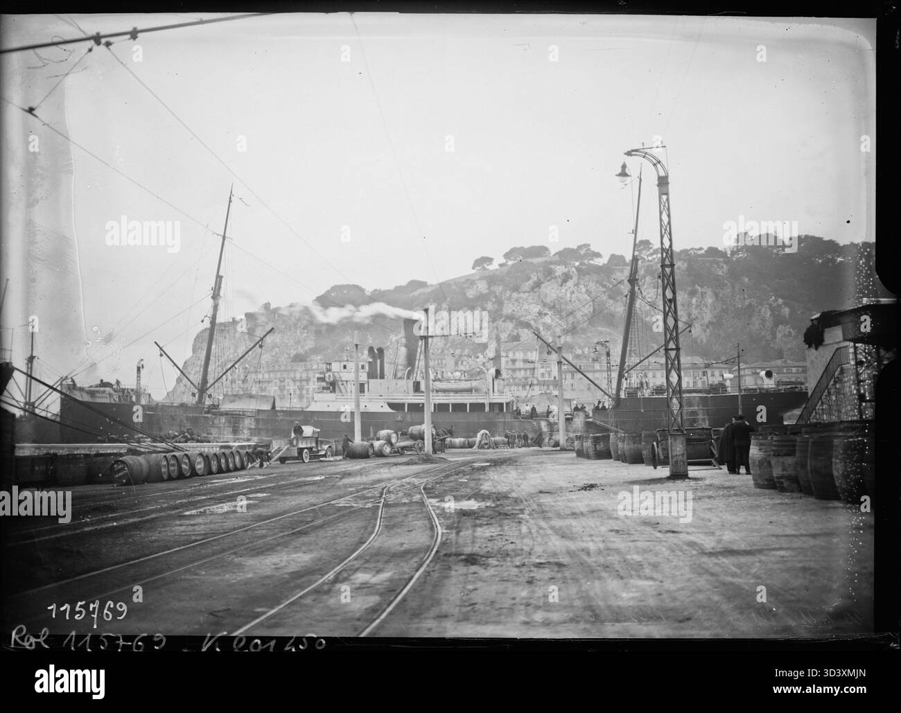 Mediterranean sea image captures Black and White Stock Photos & Images ...