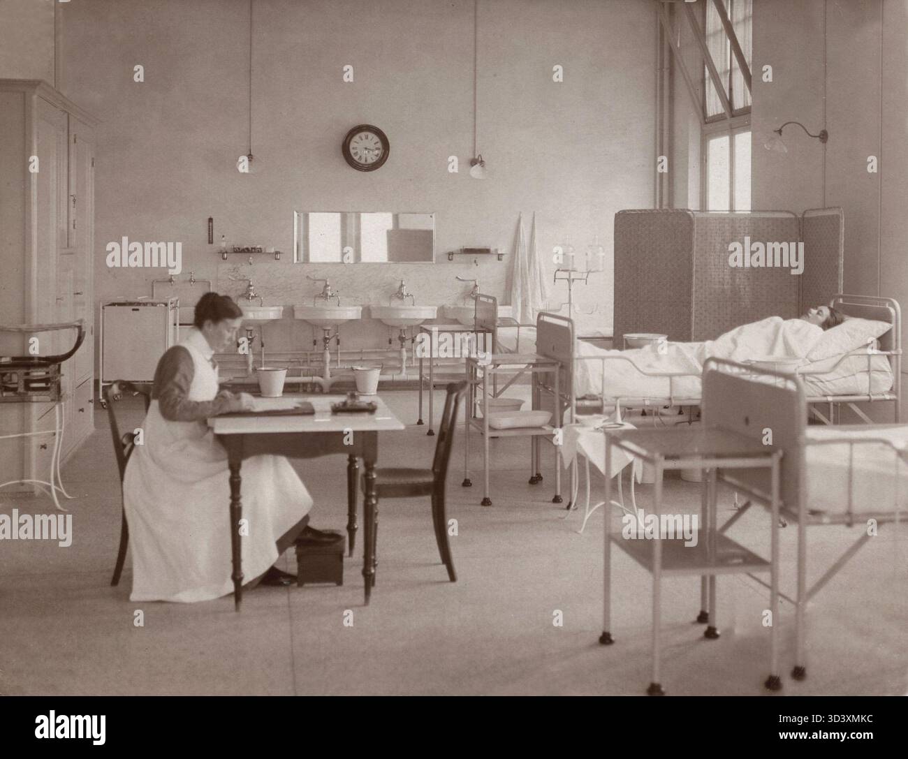 In 1914, a nurse and a recently delivered mother are seen in the ...