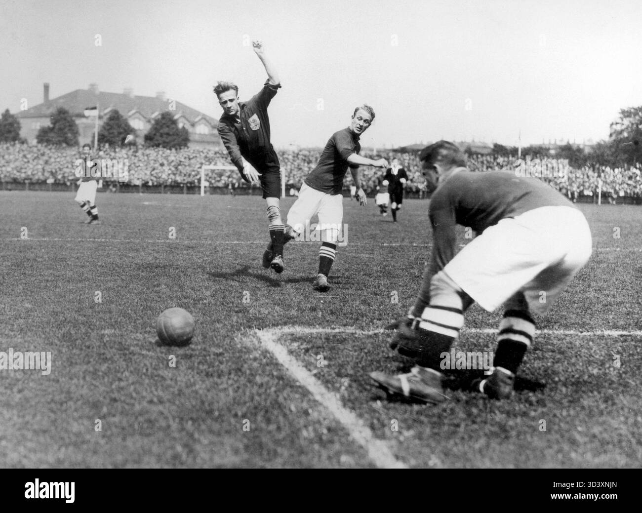 Denmark netherlands football Black and White Stock Photos & Images - Alamy
