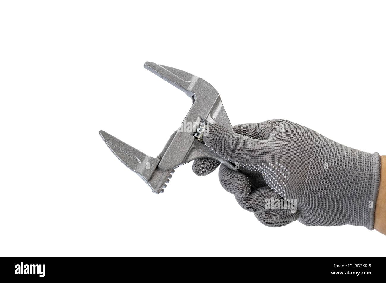 Hand industrial glove handling hi-res stock photography and images - Alamy