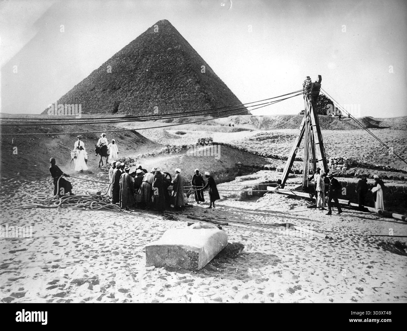 In 1927, Professor Reisner conducted an excavation at the base of the ...