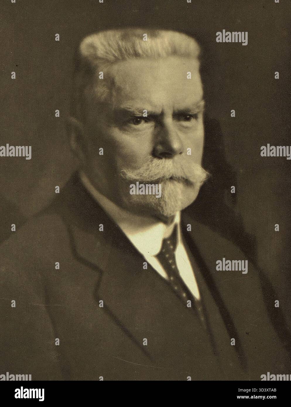 This photograph features Karel Kramá, a prominent Czech politician ...
