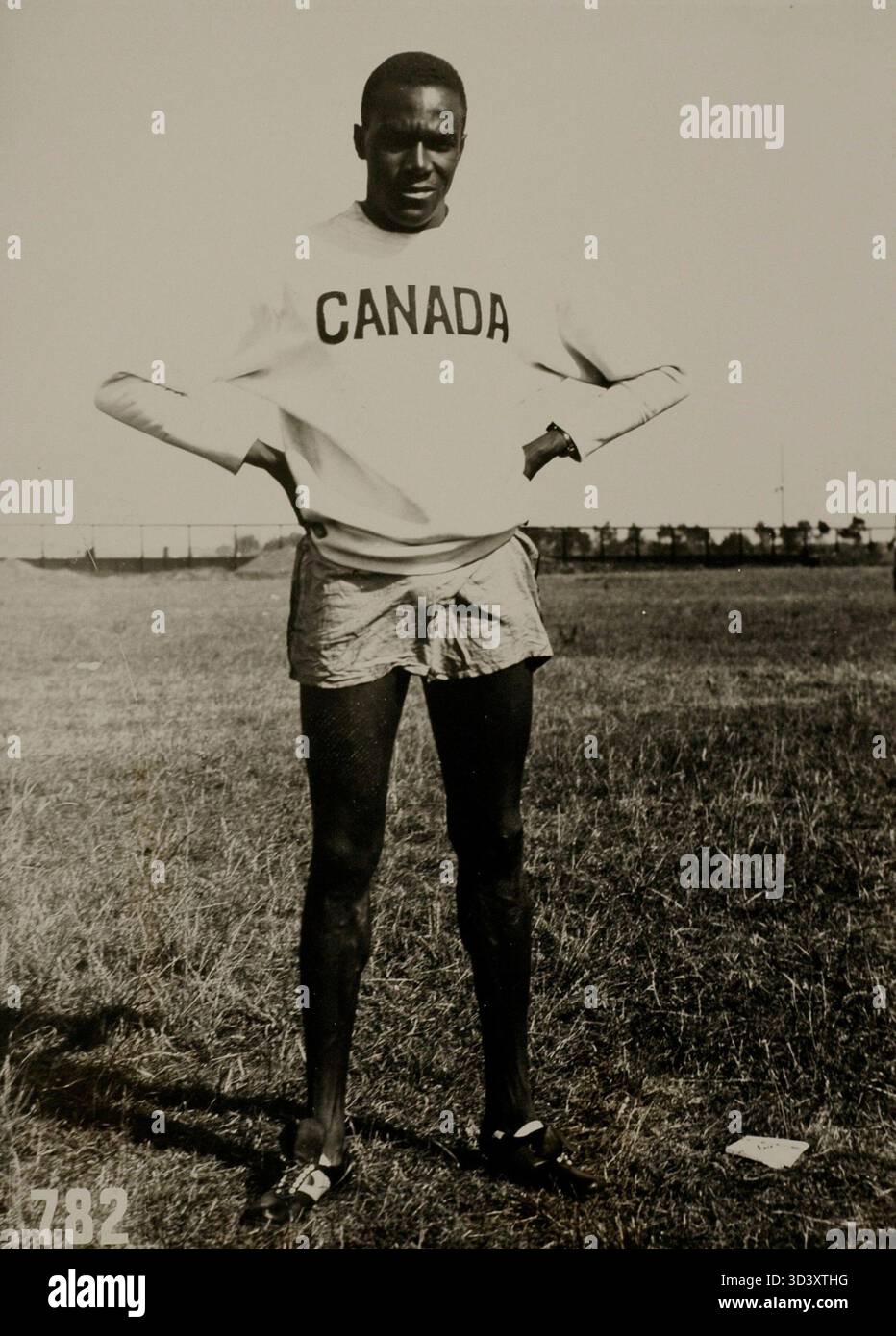 Phil Edwards of Canada is photographed as a member of the Canadian ...