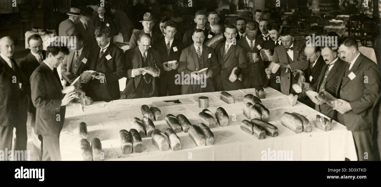 Schilling's grading system used during a bread competition at the ...