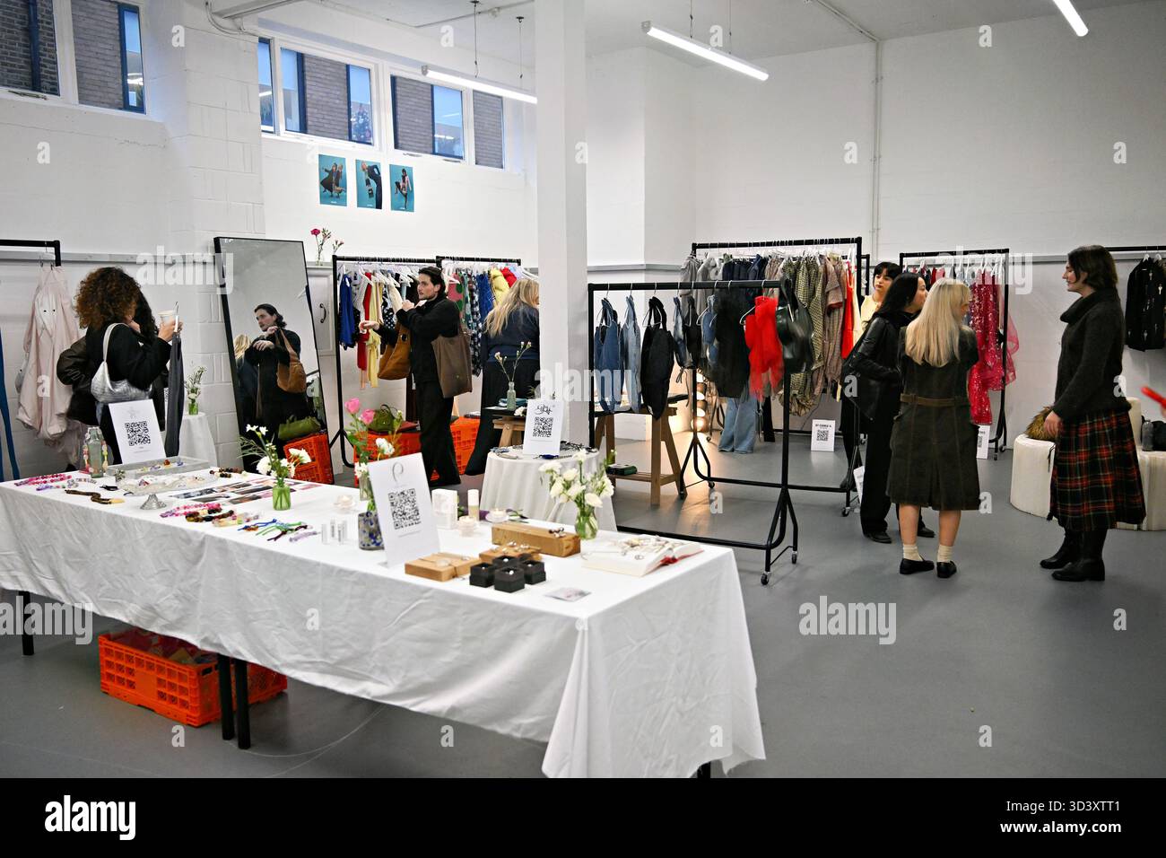 LONDON, ENGLAND: 7th November 2025: Emma Blythe I Upcycled Fashion of ...