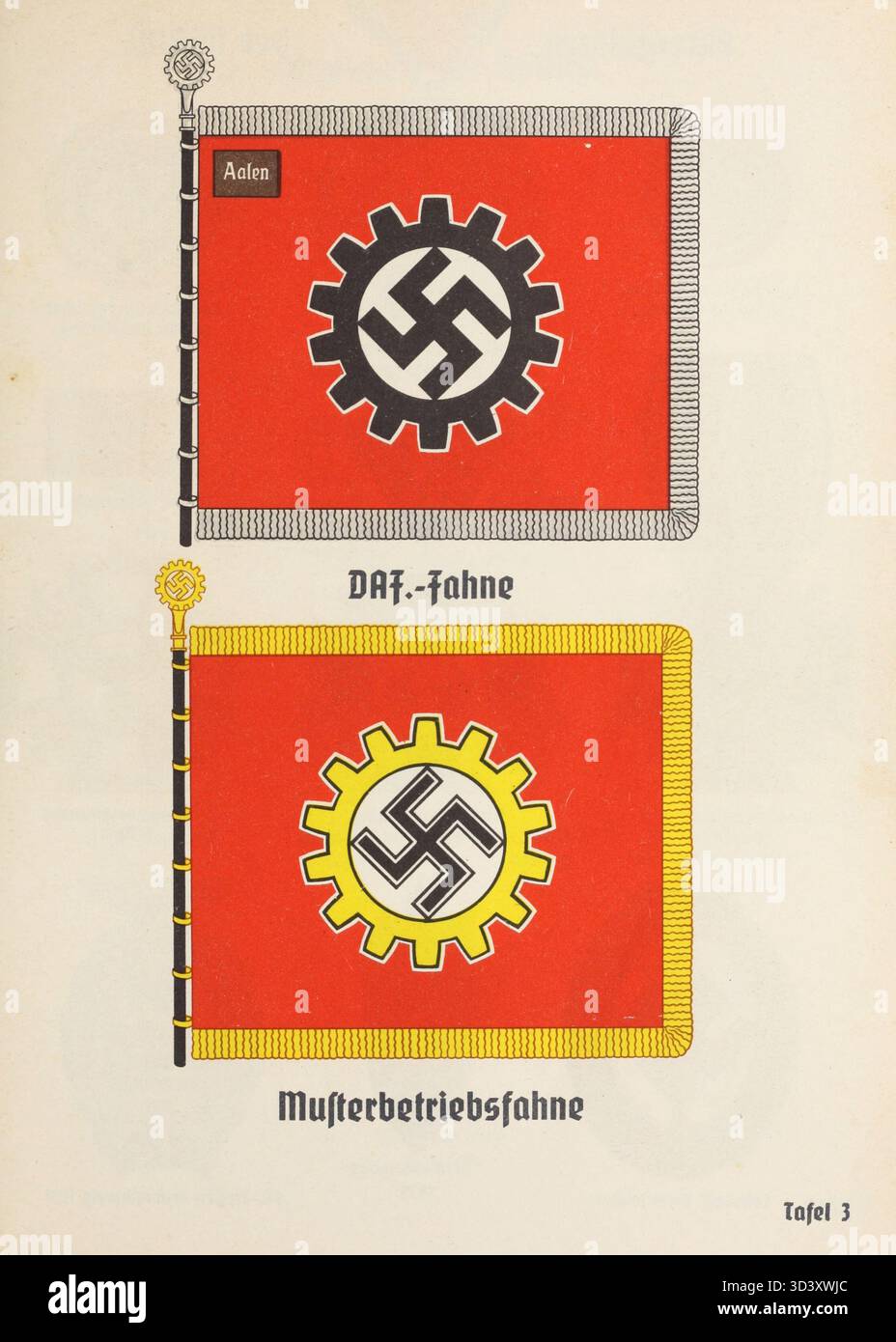 This illustration from the 1943 *Organisationsbuch der NSDAP* shows the ...