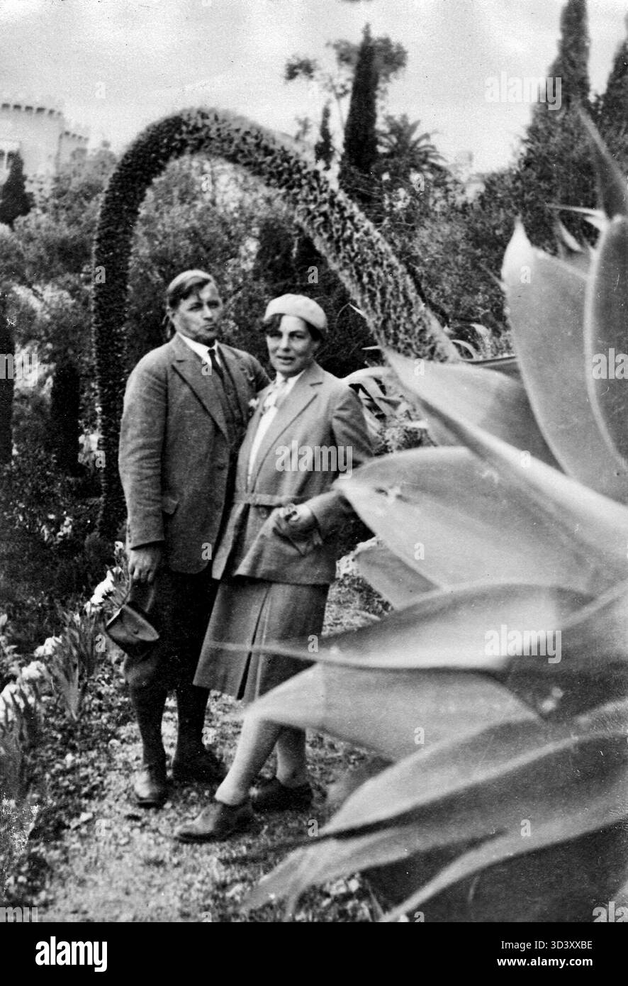 Dr. Paul Reiner with his wife Anna Sara Reiner (née Hochschild) during ...