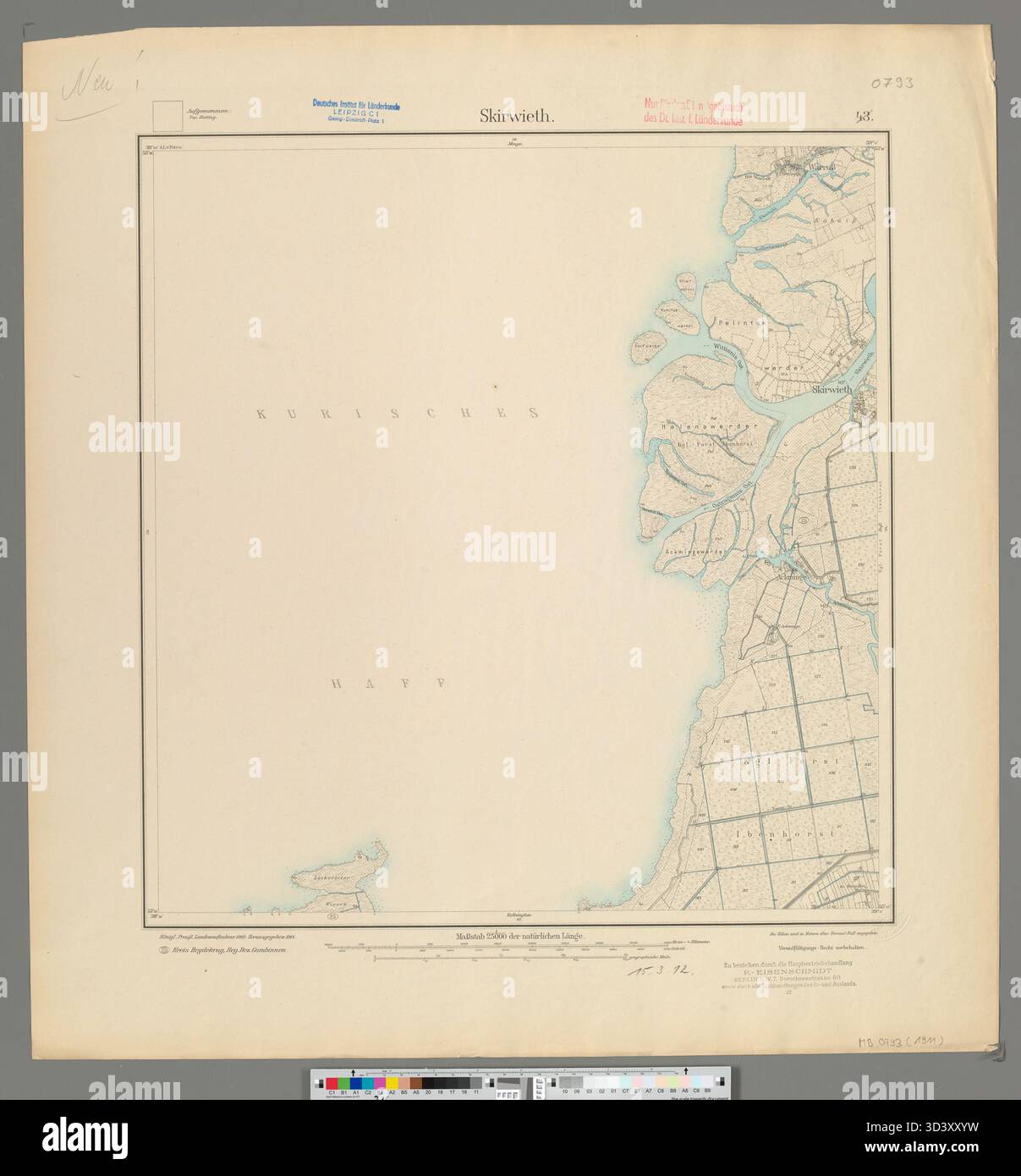 This 1911 map sheet from the Königlich Preußische Landesaufnahme (Royal ...