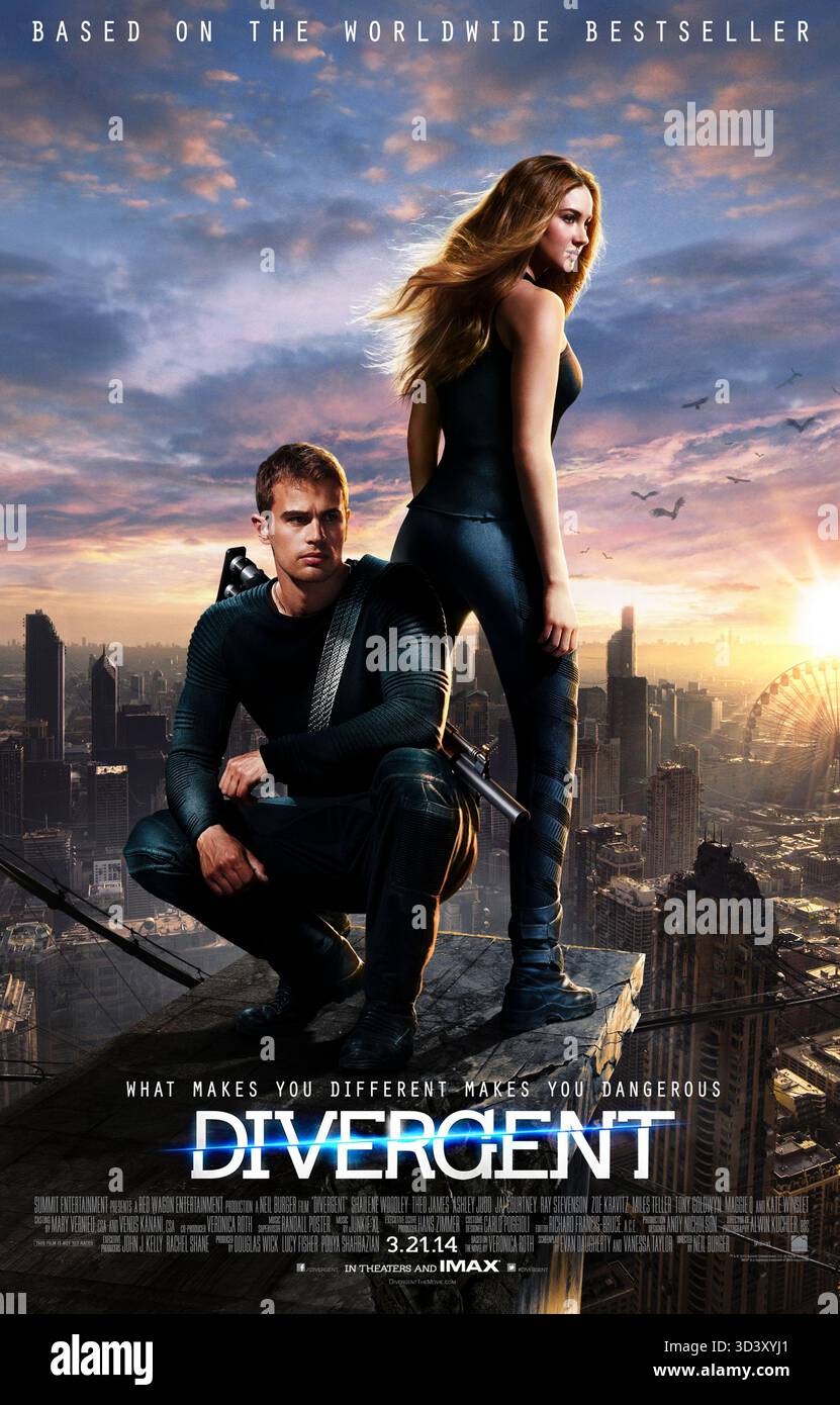 Divergent (2014) directed by Neil Burger and starring Shailene Woodley ...