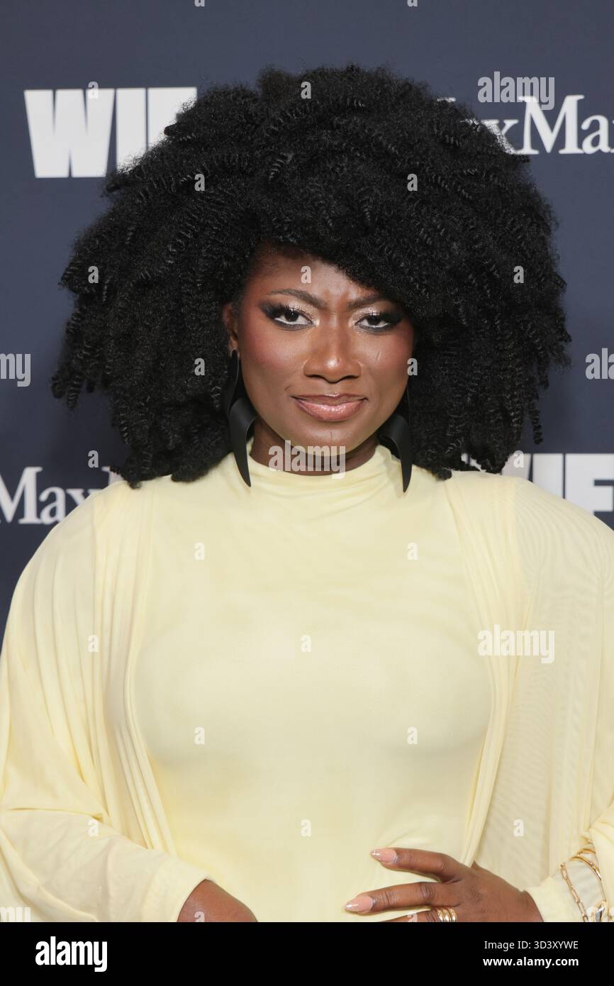 Imole Ladipo attends the 2025 WIF Honors Presented By Max Mara at the ...