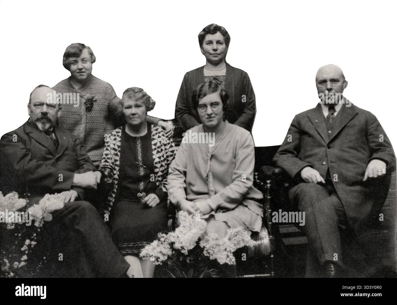 Dr. August Borms, a Flemish activist, is pictured with his family in ...