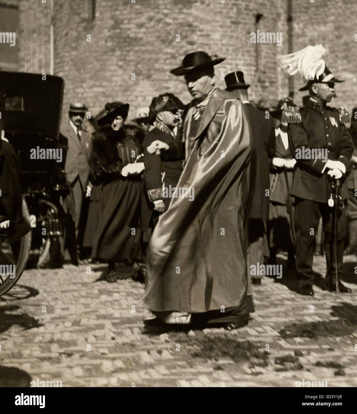 Mgr. W.H. Nolens, dressed in ceremonial attire, attends the opening of ...