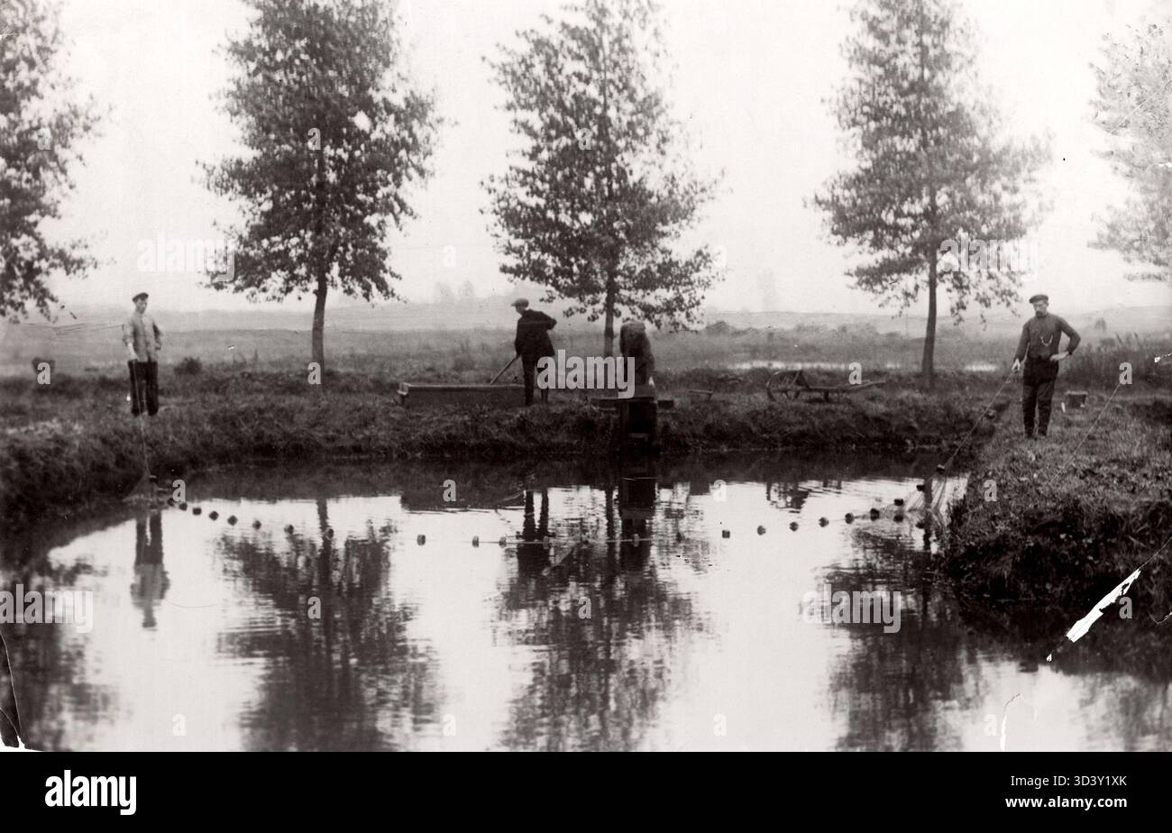 In 1917, fish farming ponds owned by the Dutch Heidemaatschappij in ...