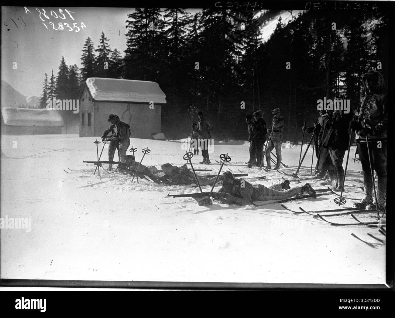 This photograph, taken on January 30, 1924, shows Finnish soldiers ...