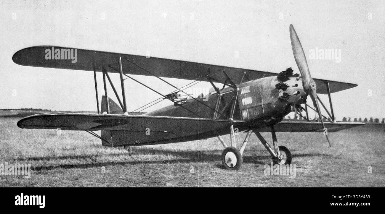 The Letov -216 aircraft with a Walter Jupiter VIII engine, photographed ...