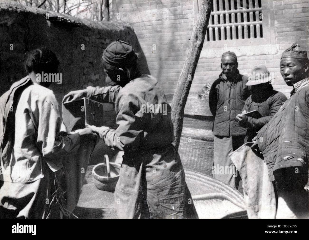 During the Chinese Civil War in 1926, rice rations were distributed in ...