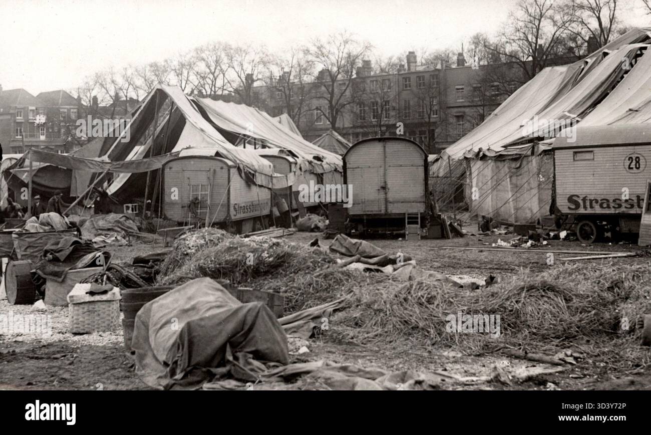 The circus tent of Strasbourg was completely destroyed by the November ...