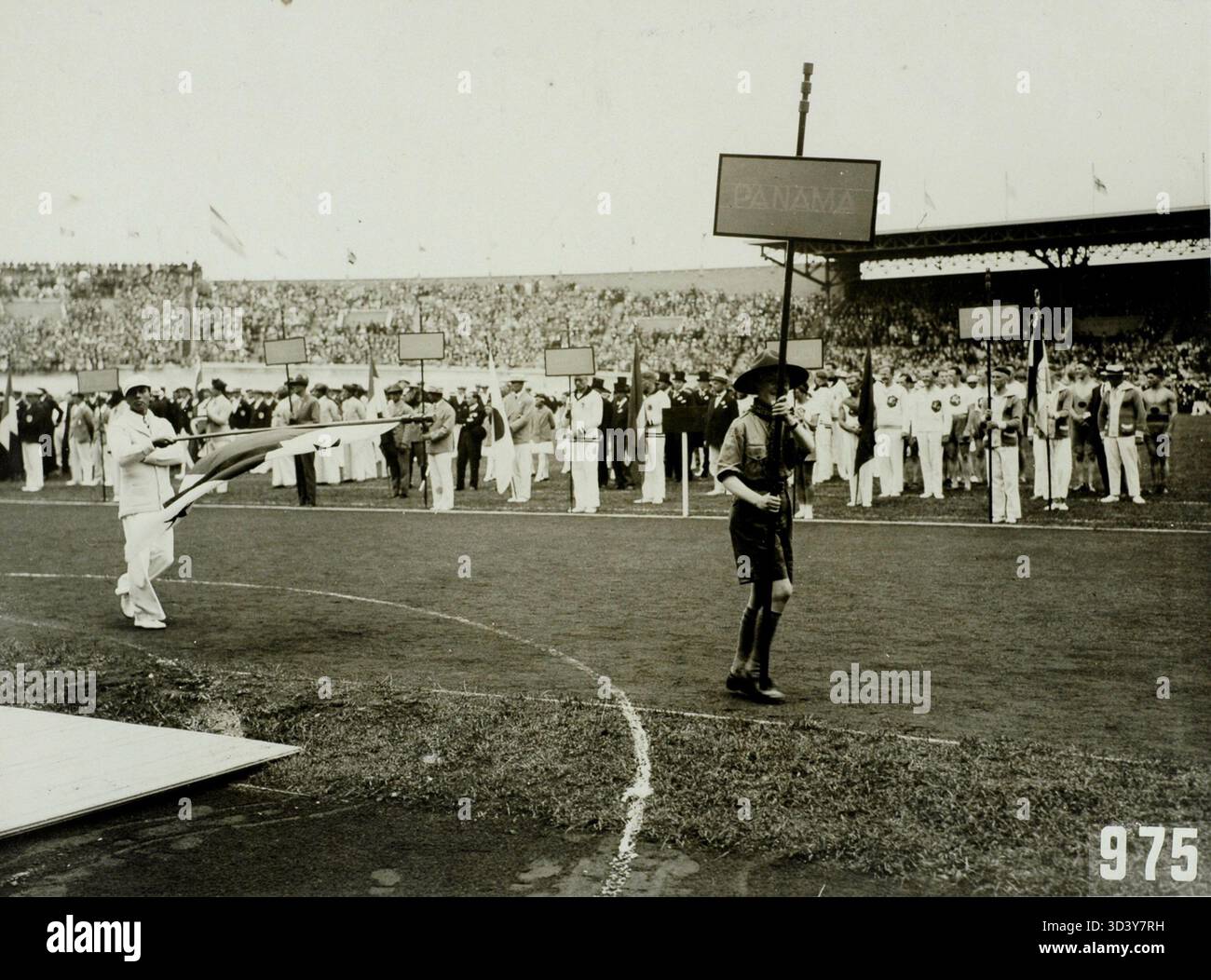The opening ceremony of the 1928 Amsterdam Olympics saw athletes from ...