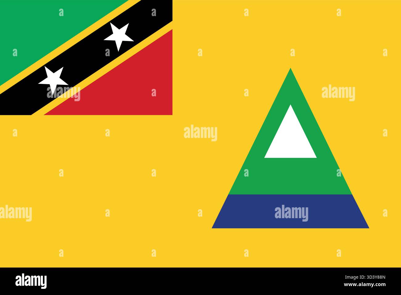 Nevis patriotic emblem Stock Vector Images - Alamy