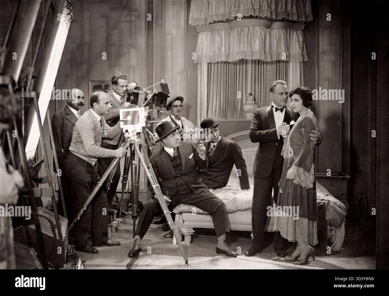 A behind-the-scenes photo from Phönix Films studio in Berlin, Germany ...