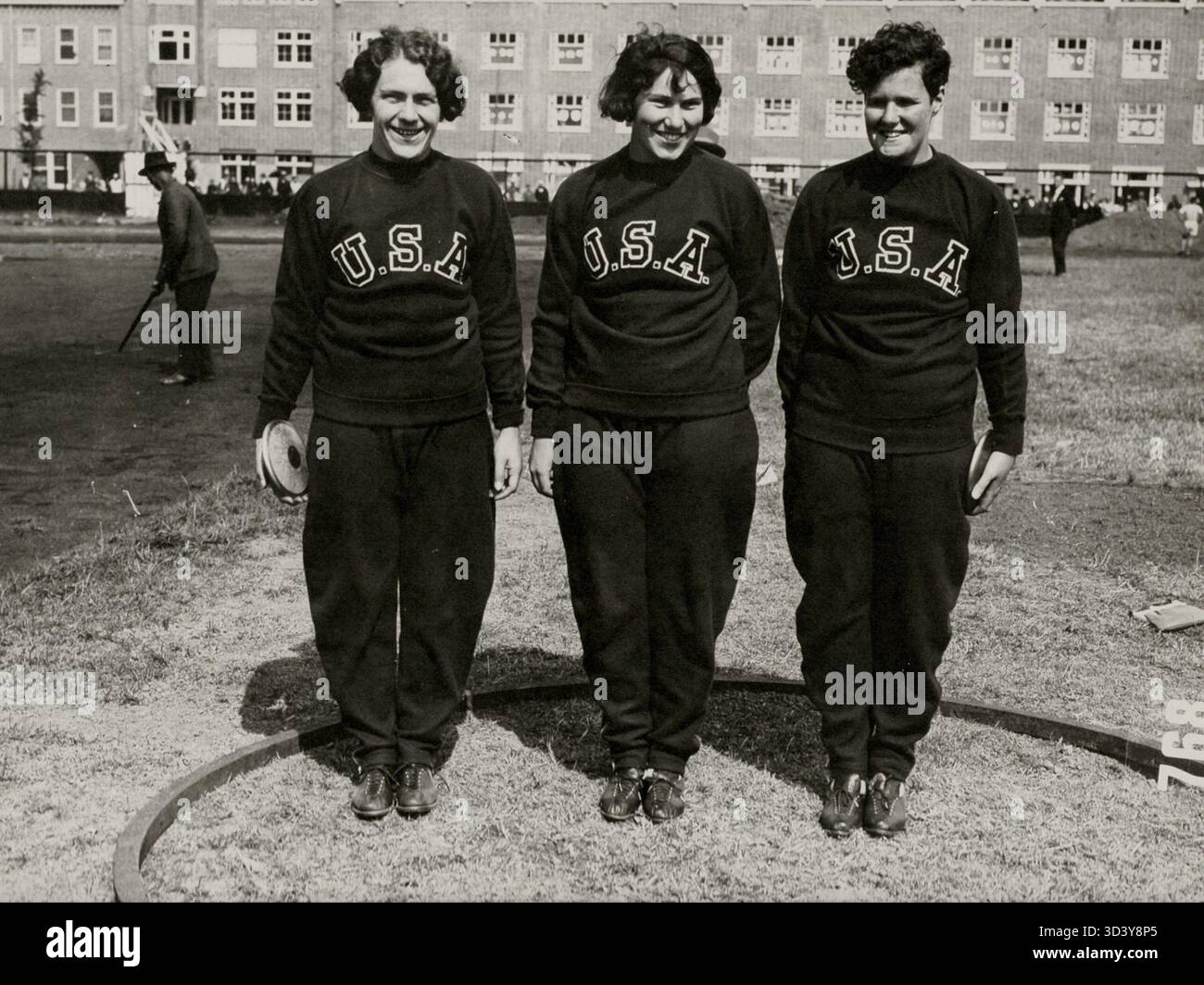 During the 1928 Olympics in Amsterdam, three American discus throwers ...