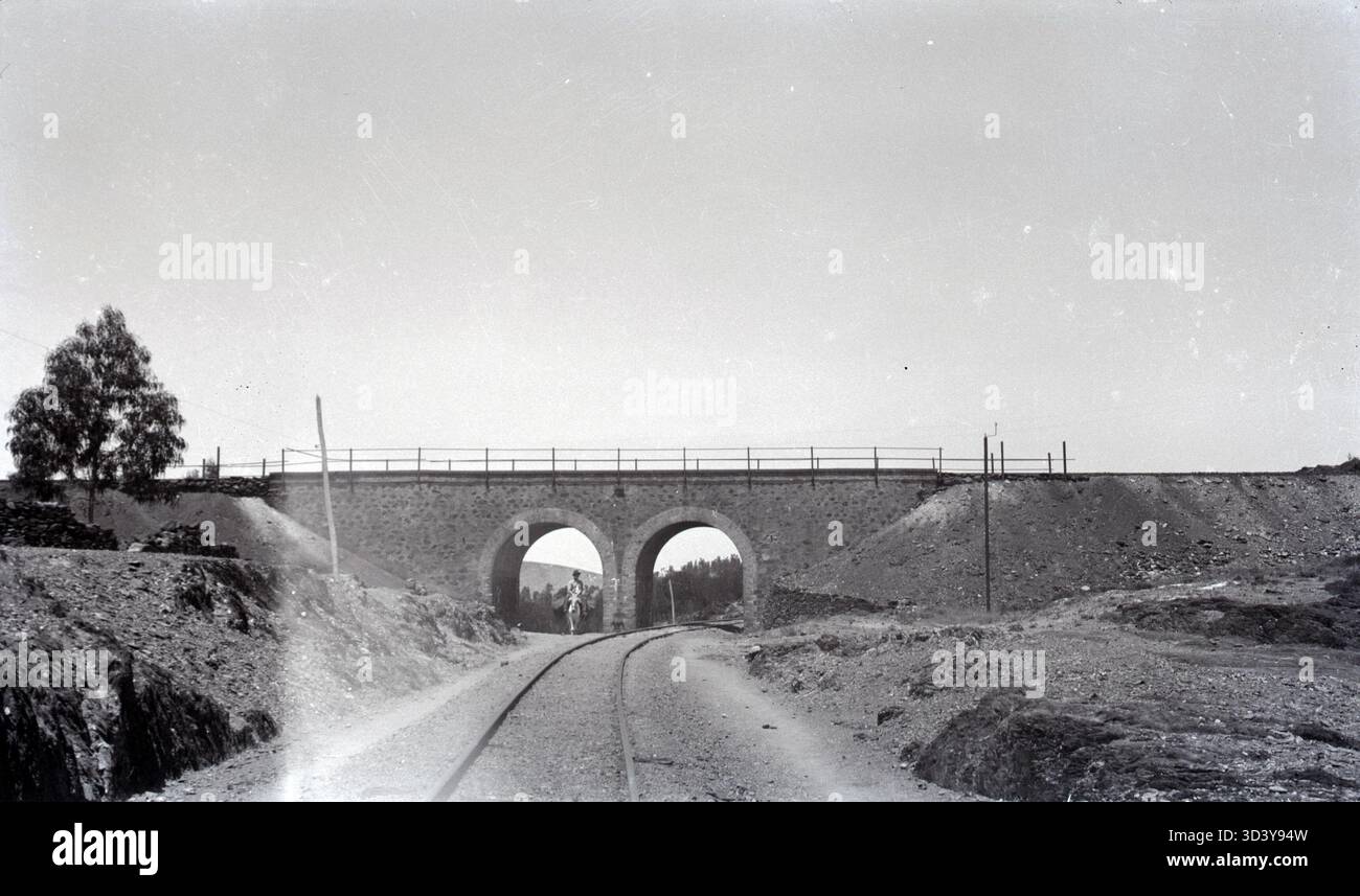 Bridge near Zalamea la Real station on the Buitrón Railway, constructed ...