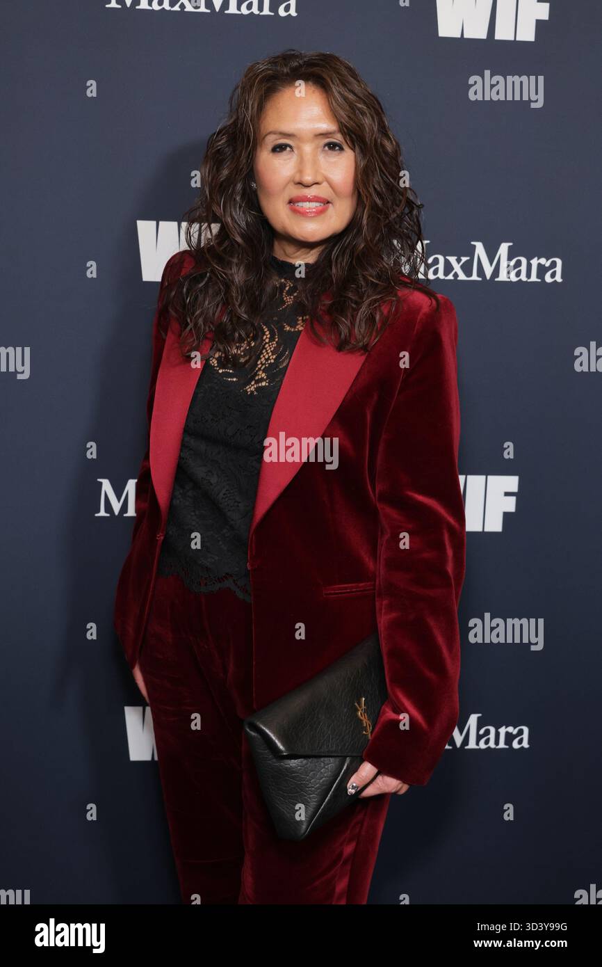 Michelle Wong attends the 2025 WIF Honors Presented By Max Mara at the ...