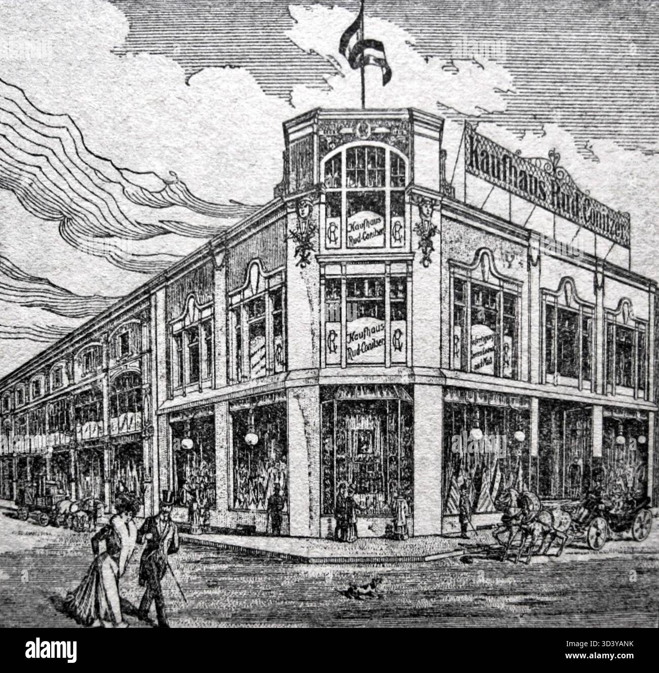 In the 1900s the Rudolf Conitzer department store in Schwetz, Province ...