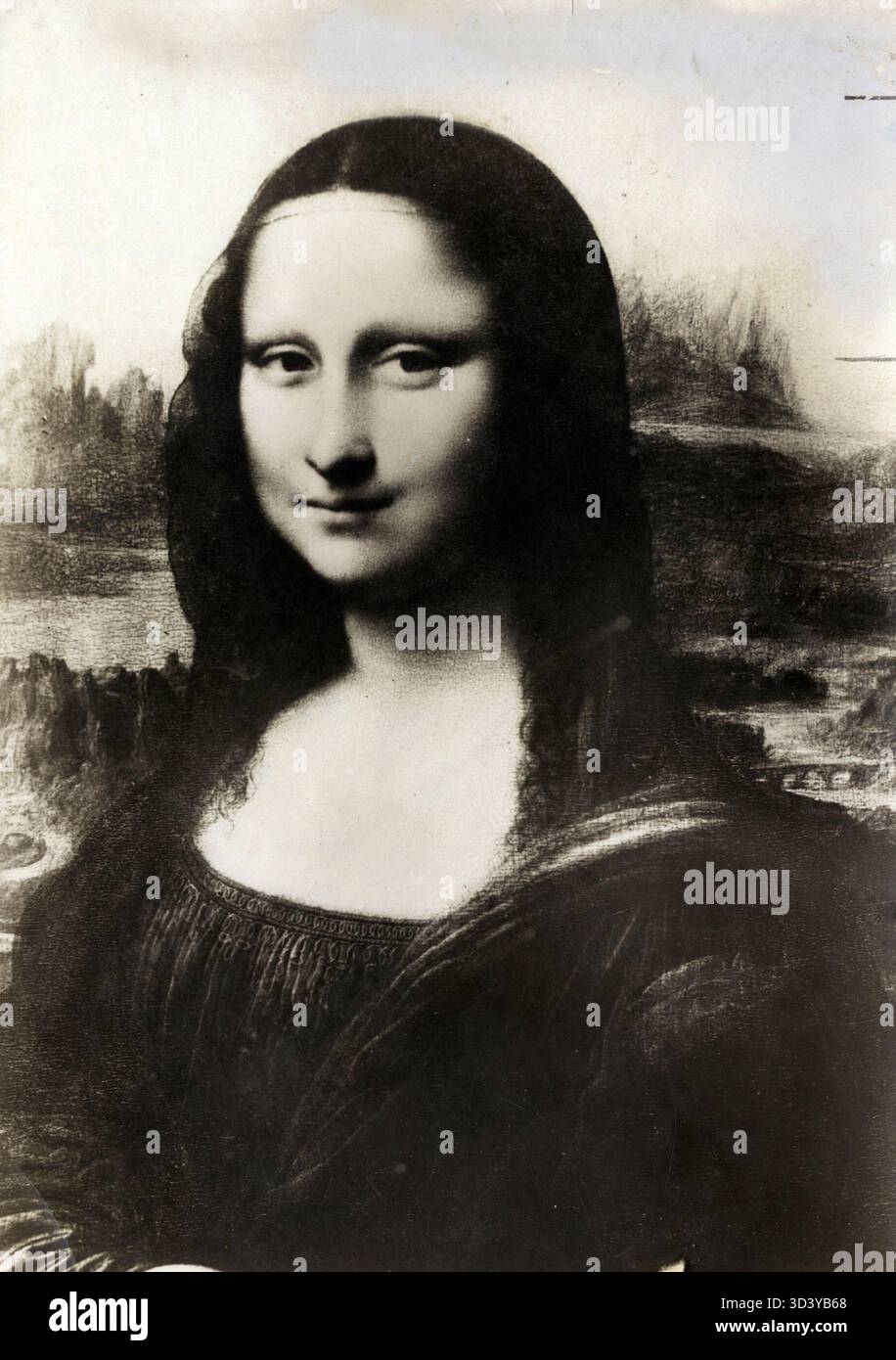 Leonardo da Vinci's (1452-1519) masterpiece 'Mona Lisa' (La Gioconda ...