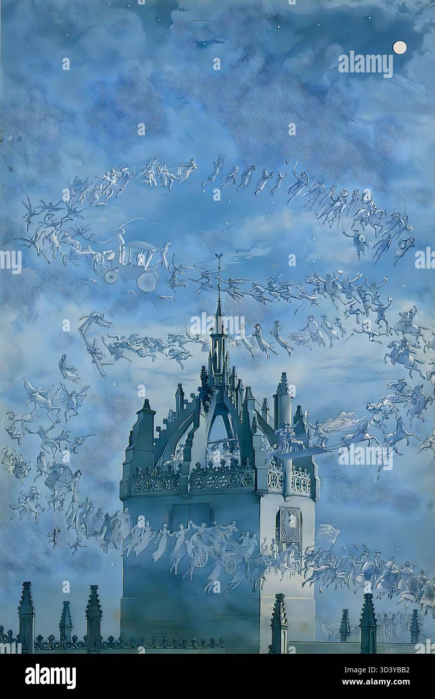 Victorian watercolour church hi-res stock photography and images - Alamy