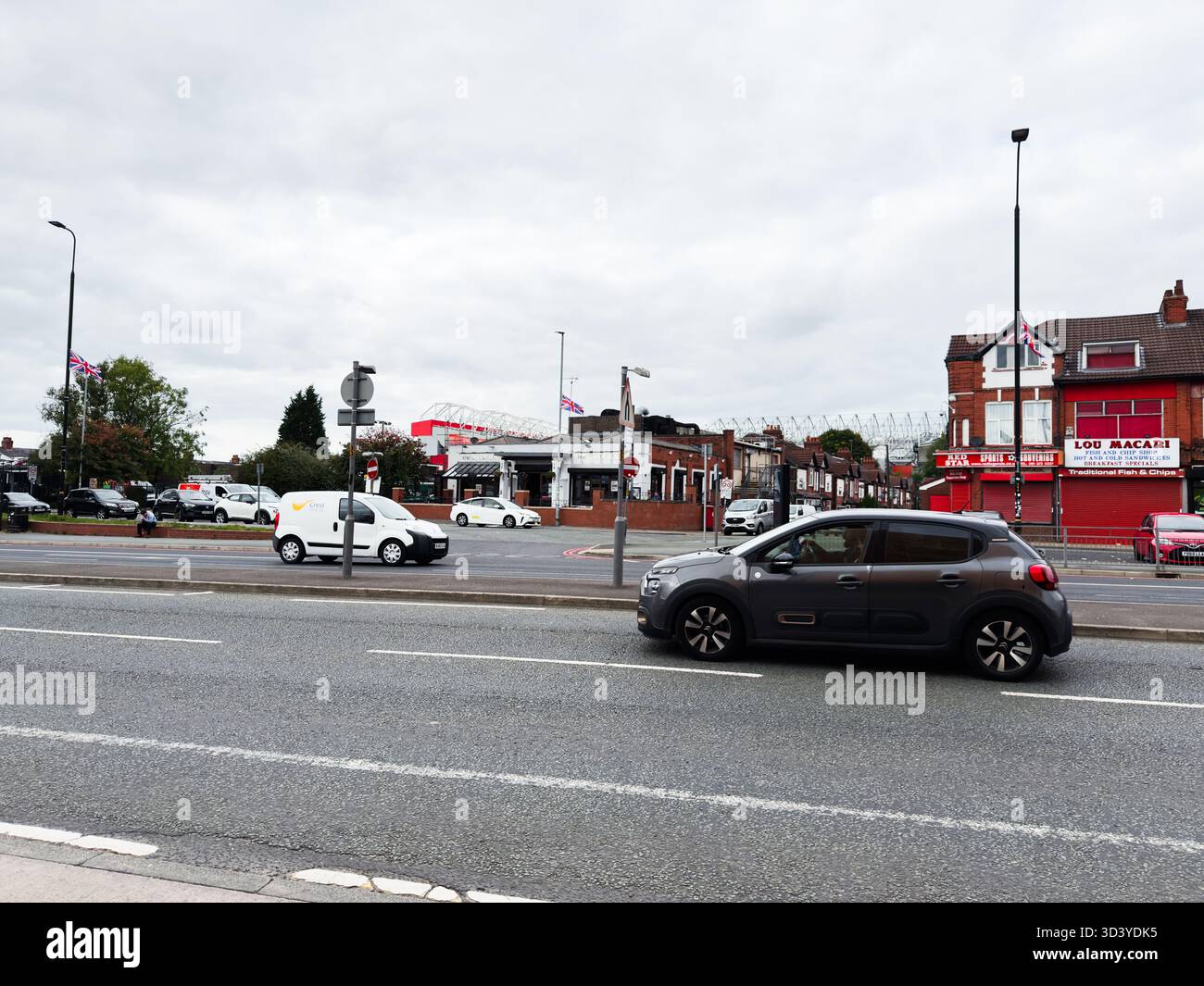 Manchester, UK - September 30, 2025: Urban street view in Manchester ...