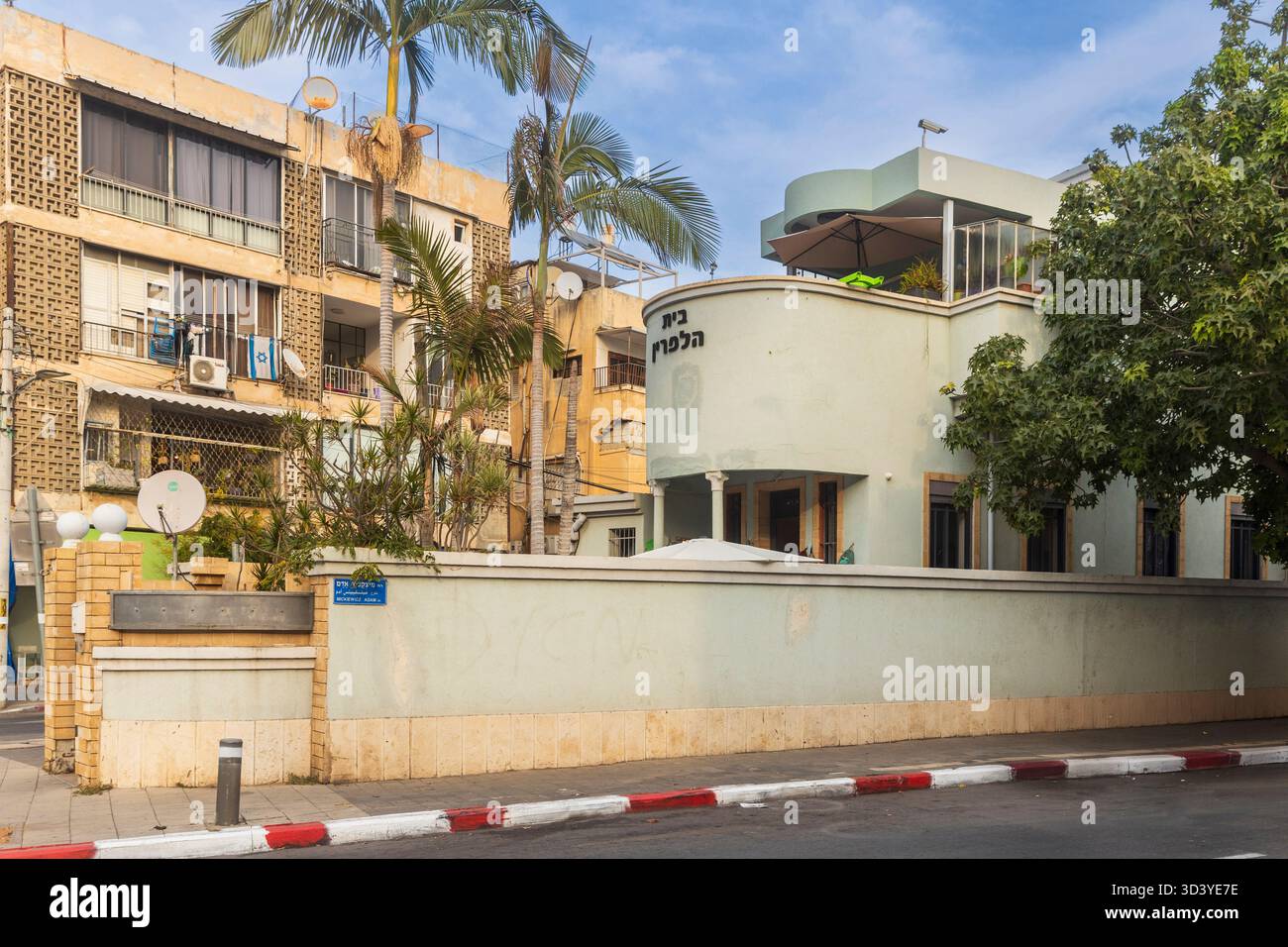 Tel Aviv, Israel, 6 October 2025, Street view of two distinct ...