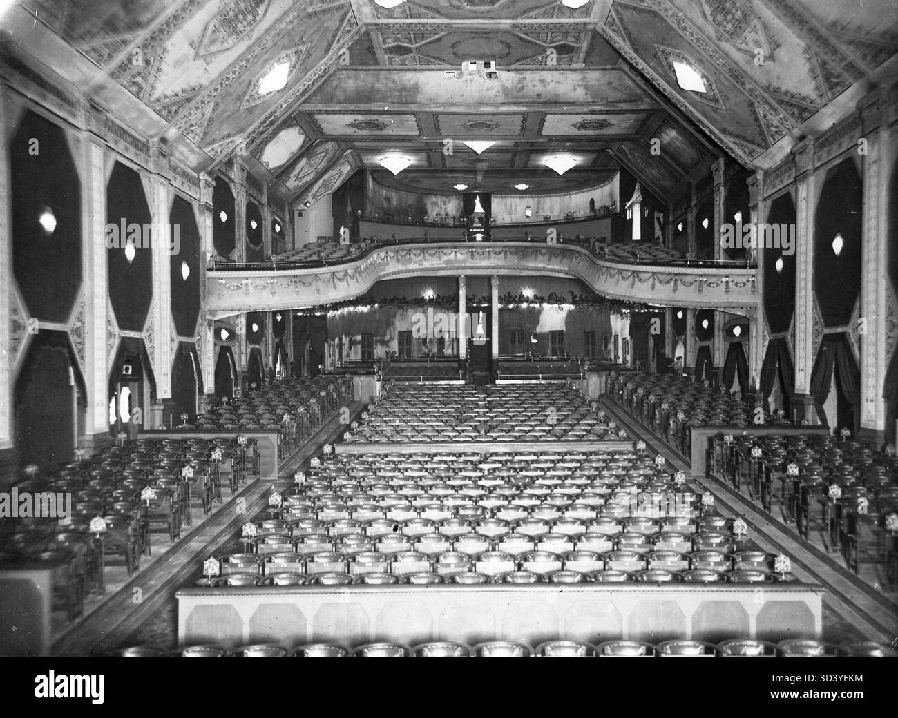 The large hall of the W.B. Theater in Rotterdam, a variety theater and ...