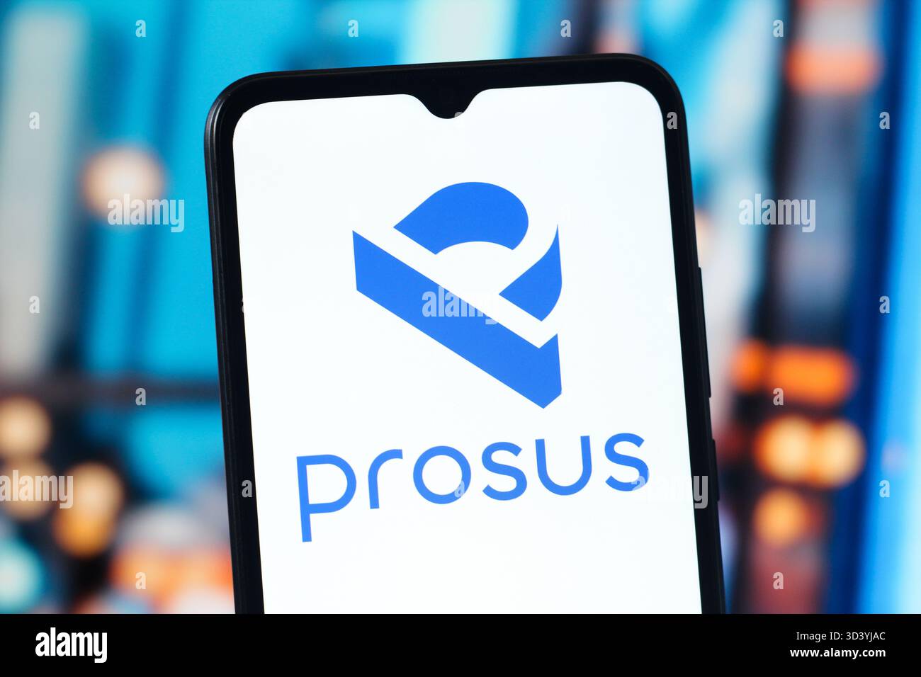 November 7, 2025, Canada: In this photo illustration, the Prosus logo ...