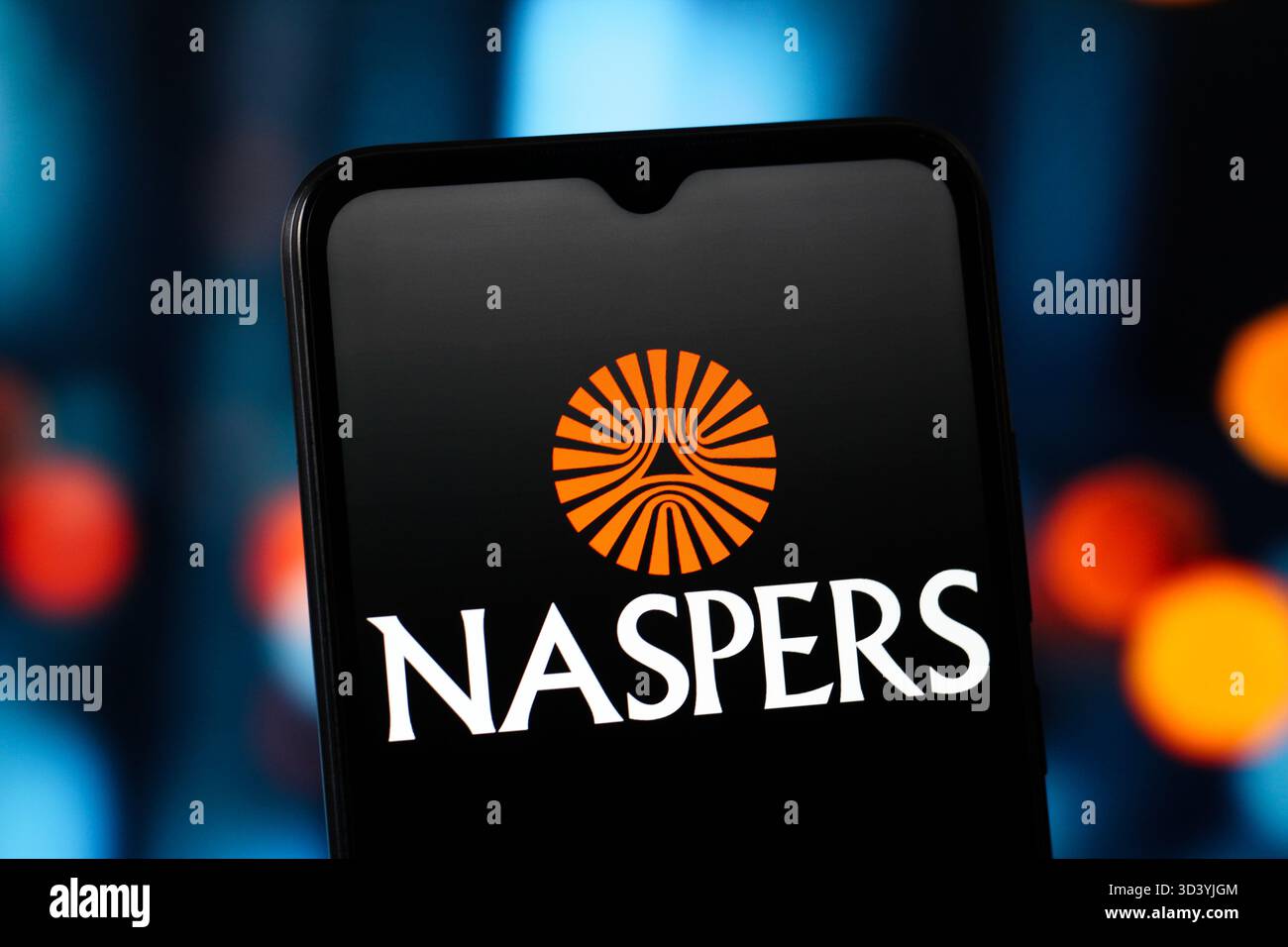 November 7, 2025, Canada: In this photo illustration, the Naspers logo ...