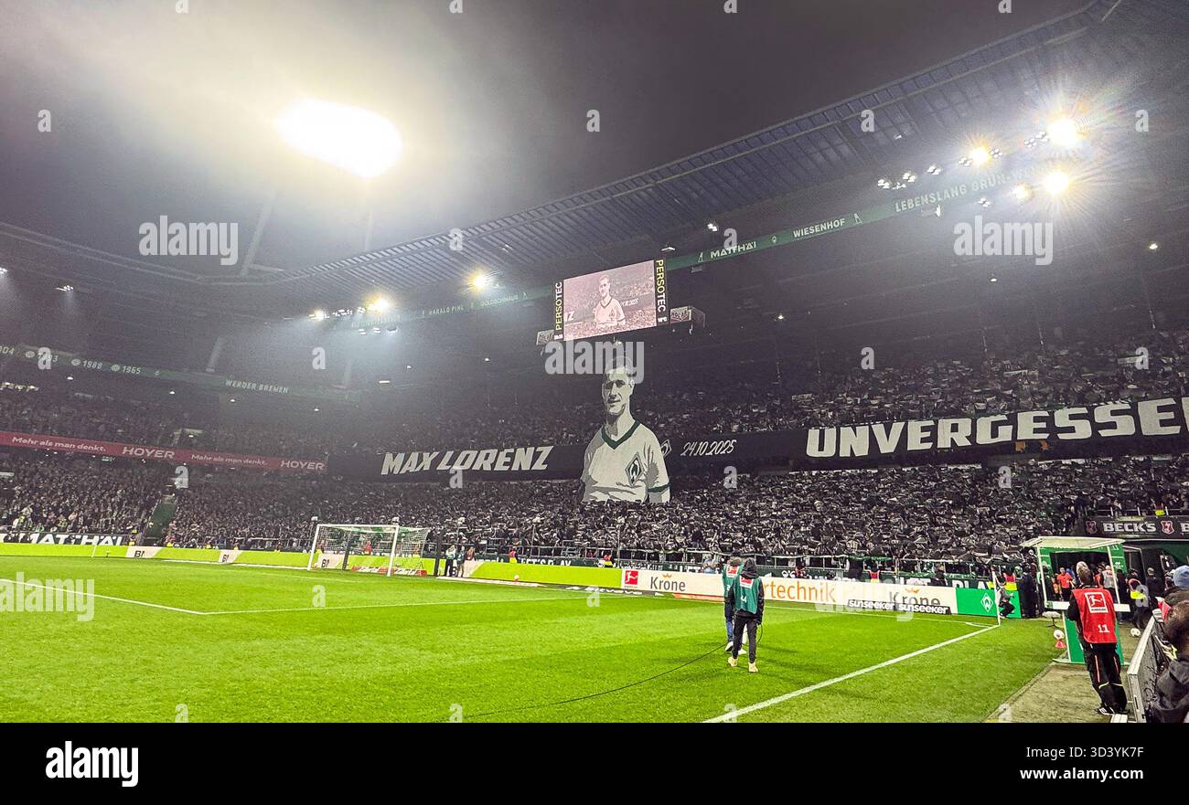 07 November 2025, Bremen: Soccer: Bundesliga, Werder Bremen - VfL ...
