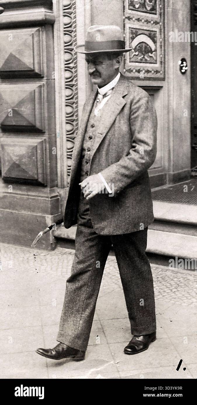 Dr. Bill Drews, Minister of the Interior for Prussia under Chancellor ...
