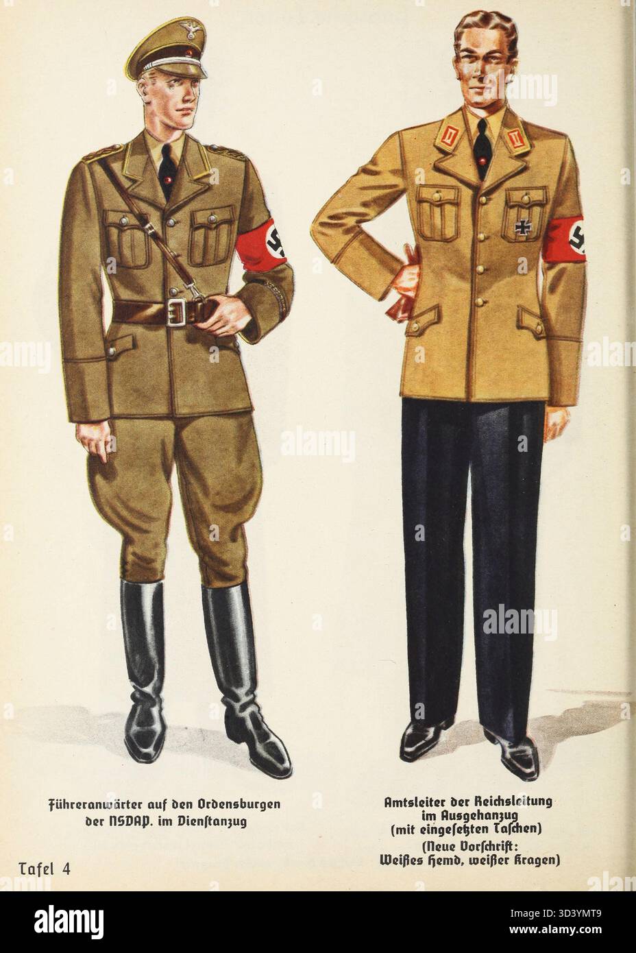 This image from the 1936 NSDAP Organizational Book features a political ...
