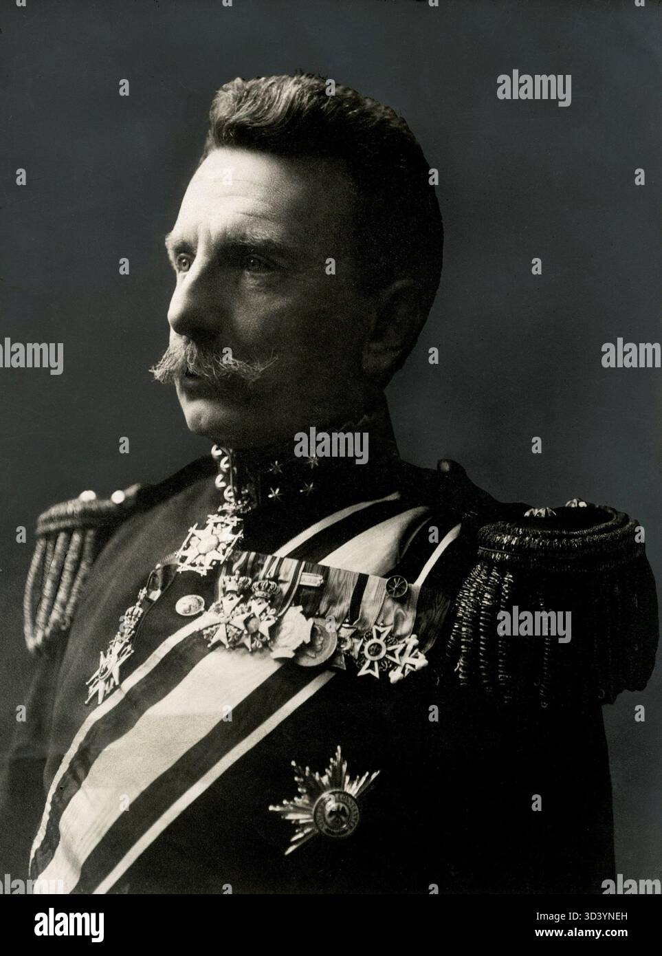A 1914 portrait of General C.J. Snijders, commander-in-chief of the ...