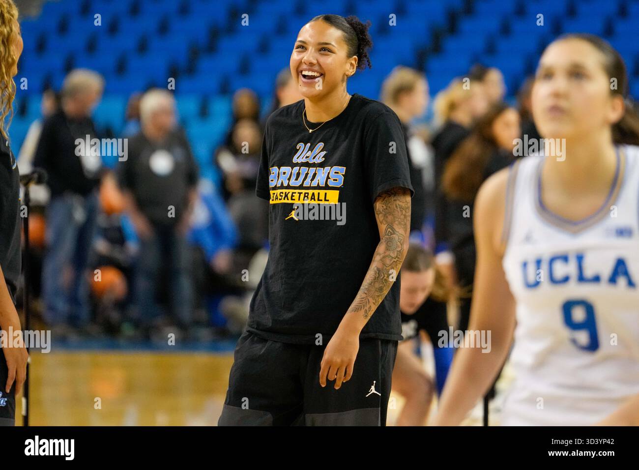 UCLA Bruins forward Timea Gardiner (30) before an NCAA basketball game ...