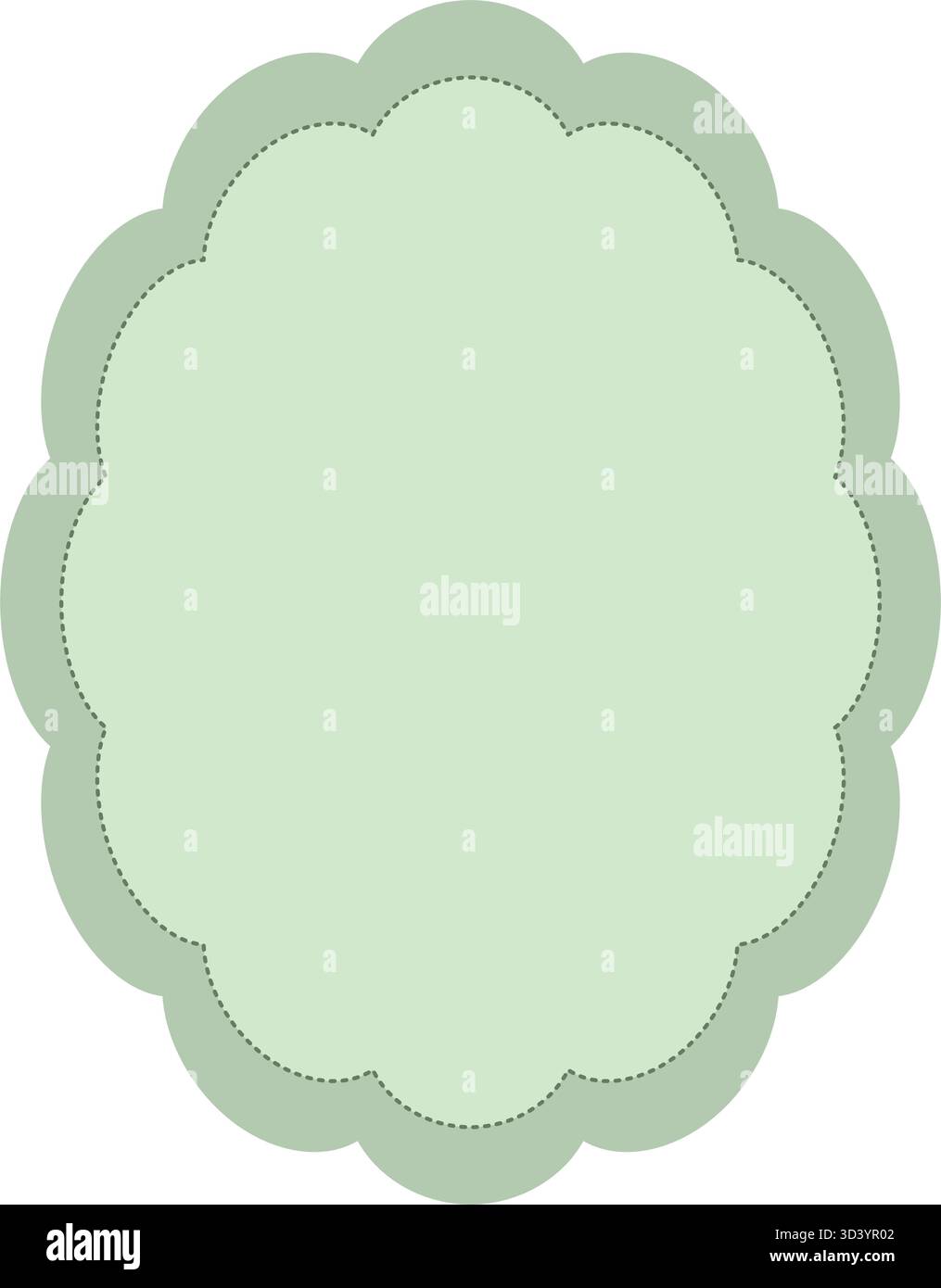 Green circular label in Cut Out Stock Images & Pictures - Alamy