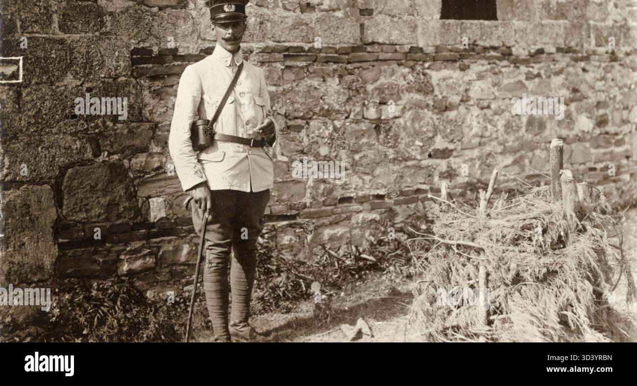 Major Roelfsema at the site where Colonel Thomson was fatally shot ...