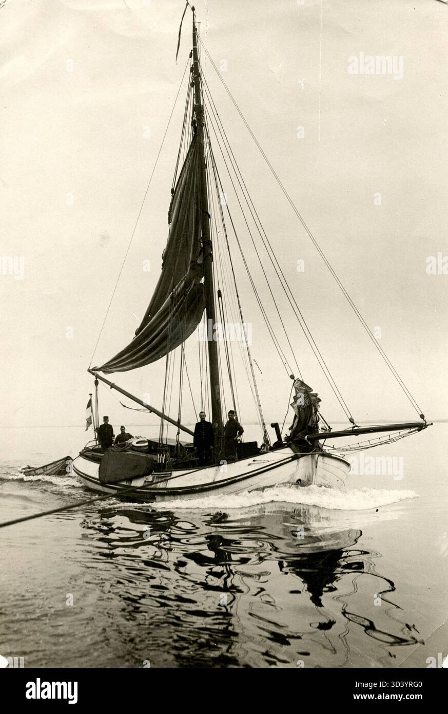In 1918, the practice vessel Nettie, used by the Torpedo Corps from ...