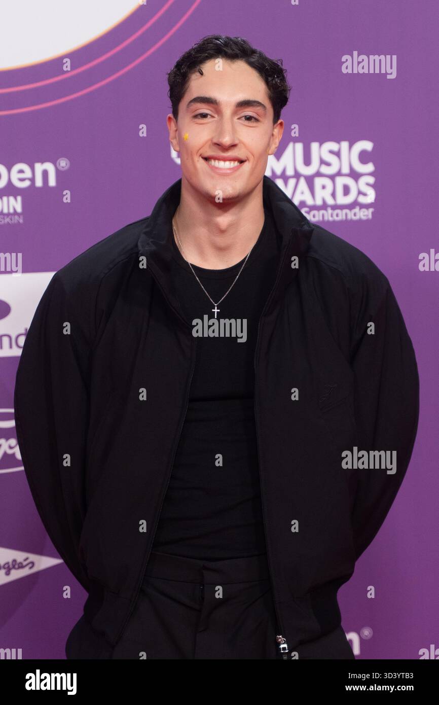 Influencer Plex during the photocall prior to the Los40 Music Awards ...