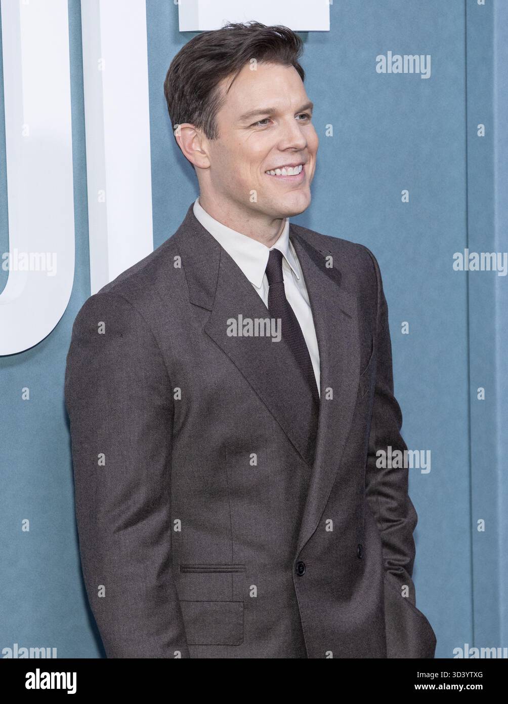 Jake Lacy attends Peacock's 'All Her Fault' premiere at SVA Theatre in ...