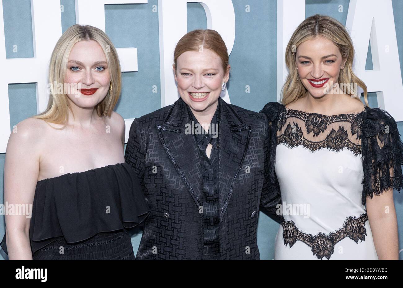 Dakota Fanning, Sarah Snook and Abby Elliott attend Peacock's 'All Her ...