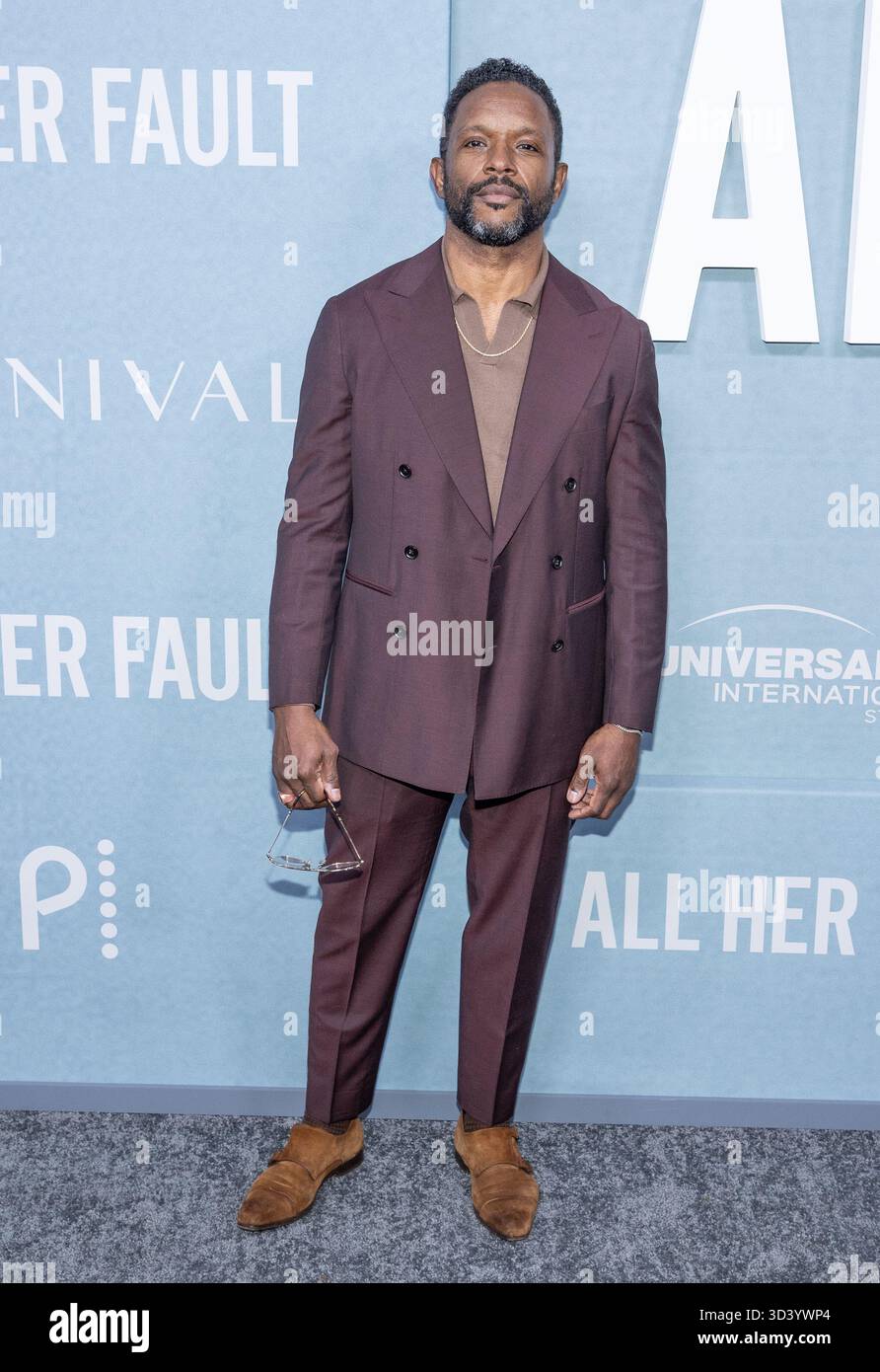 Luke Forbes attends Peacock's 'All Her Fault' premiere at SVA Theatre ...