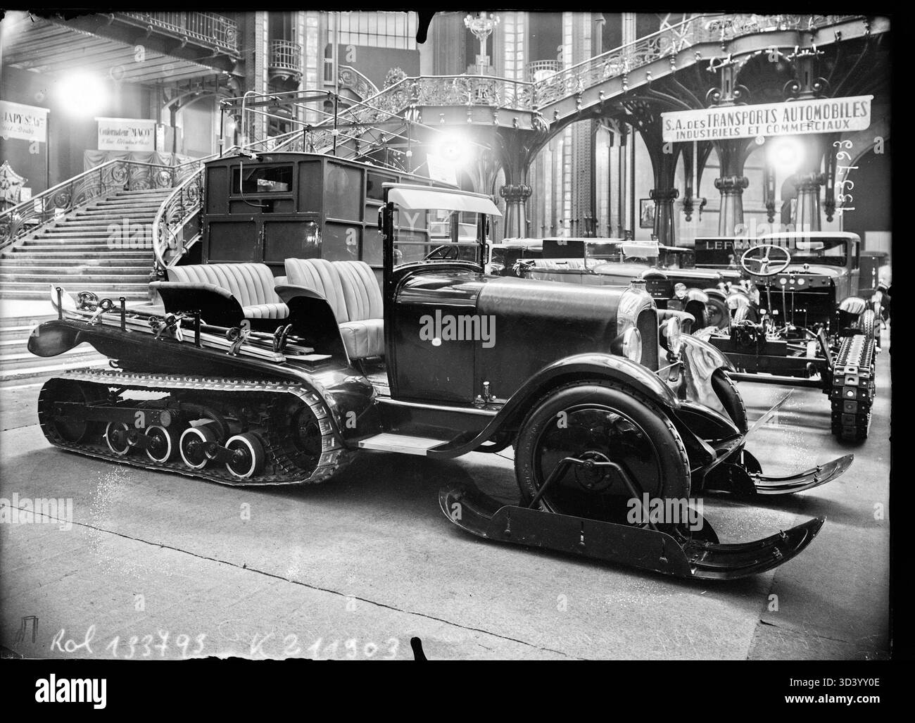 The 1928 Salon des Poids Lourds at the Grand Palais showcased Citroën's ...
