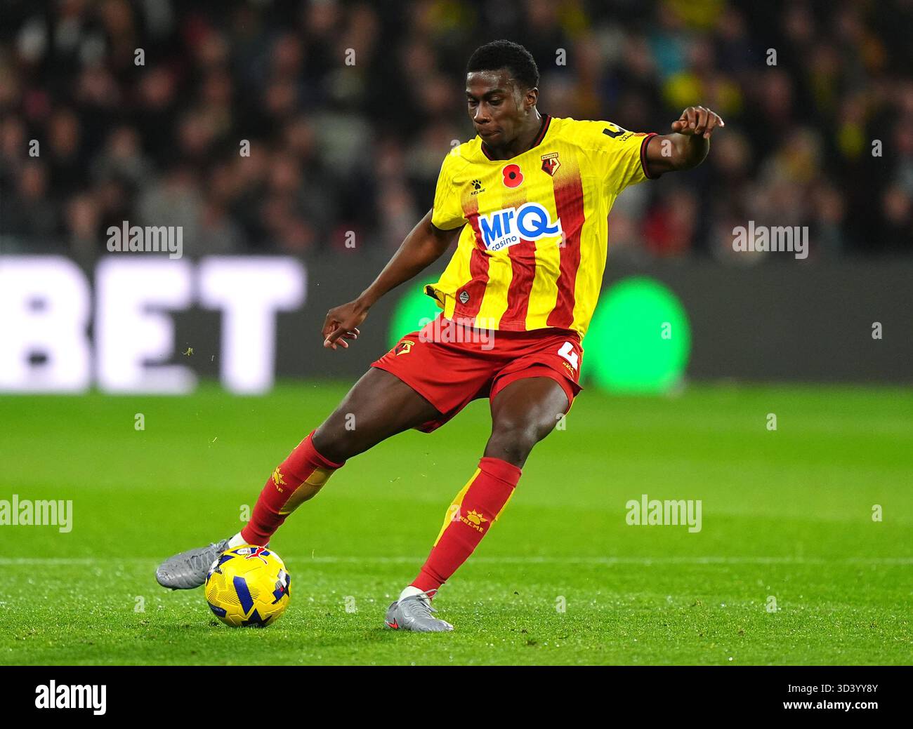 Watford's Kevin Keben in action during the Sky Bet Championship match ...